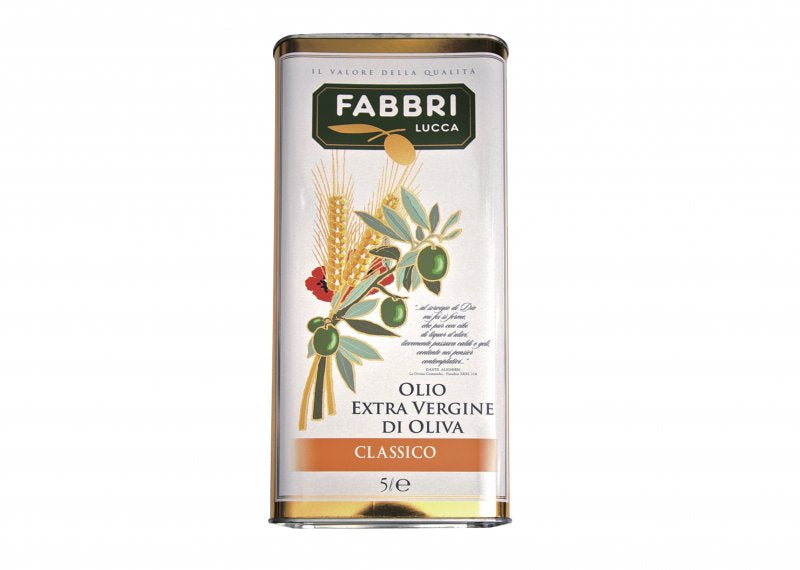 Fabbri Extra Virgin Olive Oil 5LT – The Good Knife Italian Food